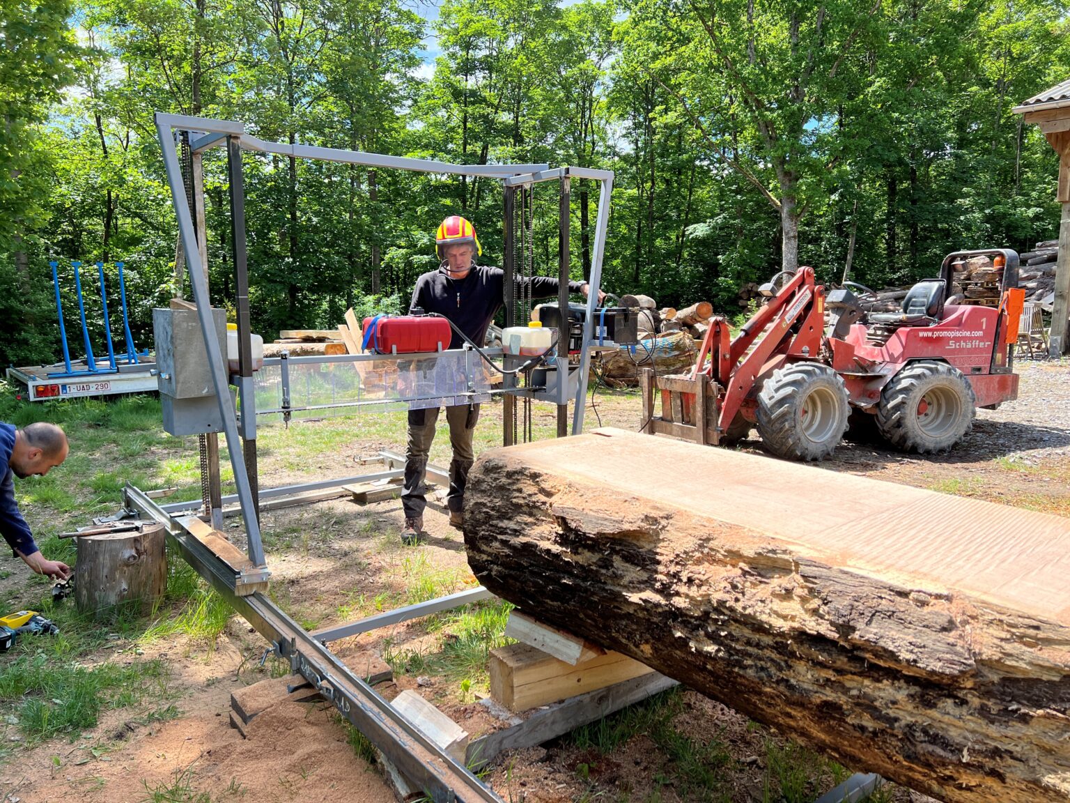 EcoPro Slabber® : Scierie à chaîne pour les grosses grumes - Scierie ...